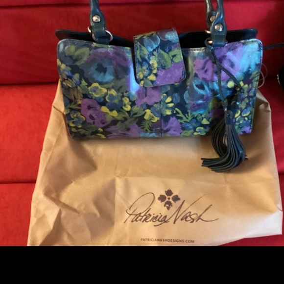 Patricia Nash | Bags | Patricia Nash Rare Genuine Leather Shoulder ...